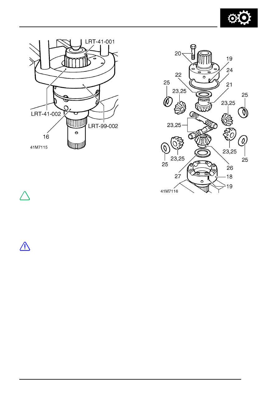 Land Rover LT230 Transfer Box Overhaul - Differential Page 50