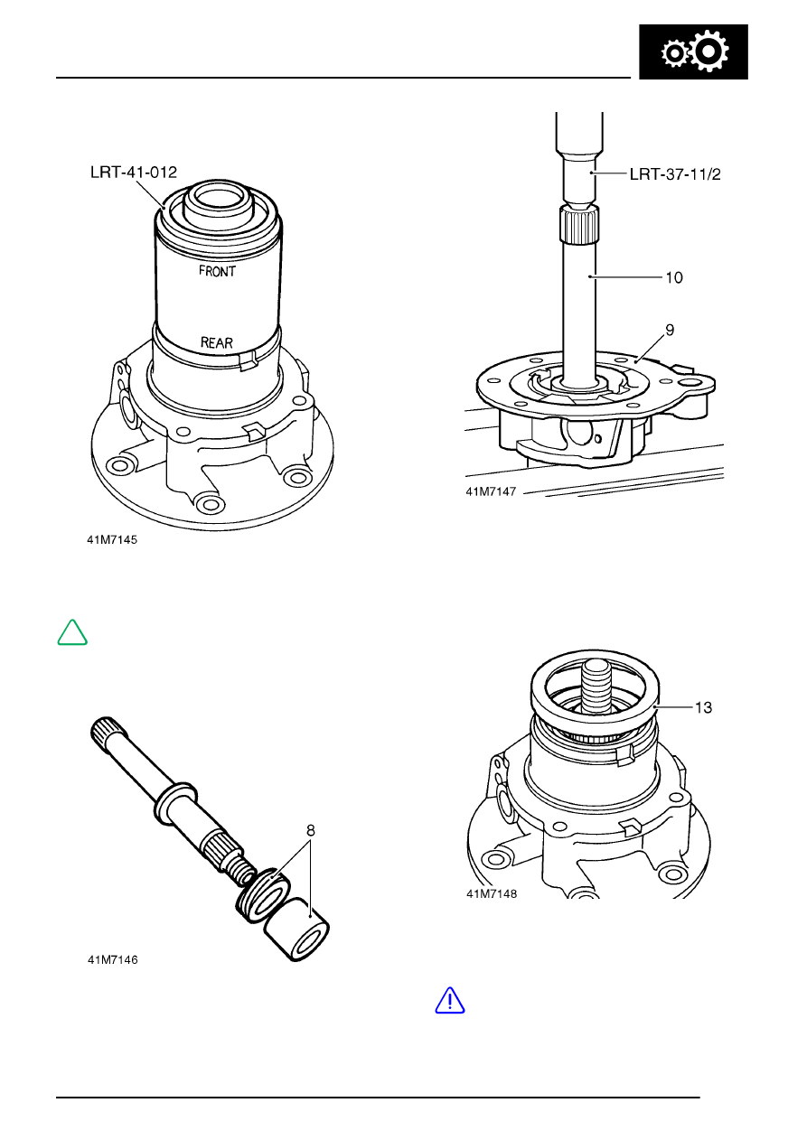 Land Rover LT230 Transfer Box Rear Output Overhaul | Workshop Manual