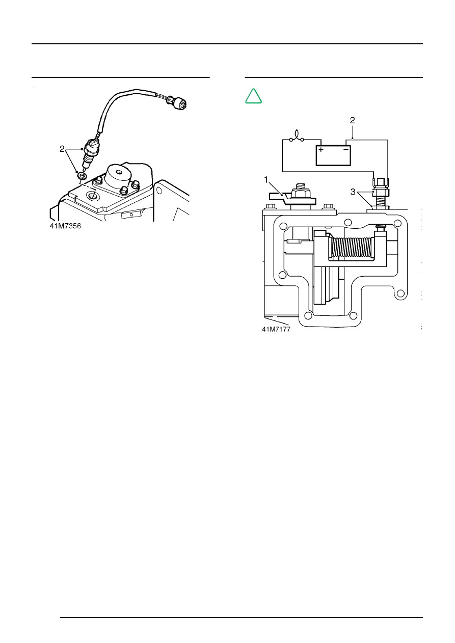 Land Rover LT230 Transfer Box - Warning Lamp Switch Adjustment