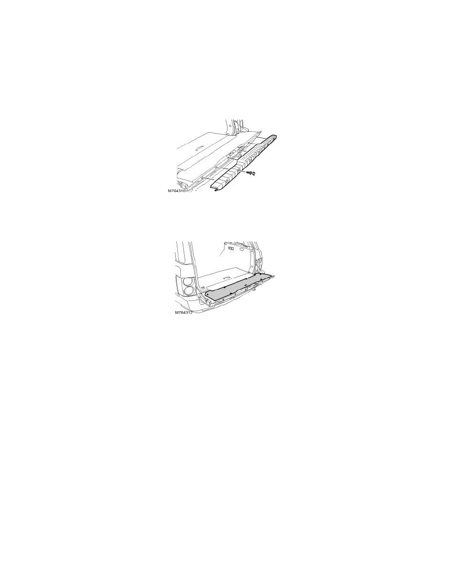 Range Rover Tailgate Interior Trim Panel Service and Repair Guide