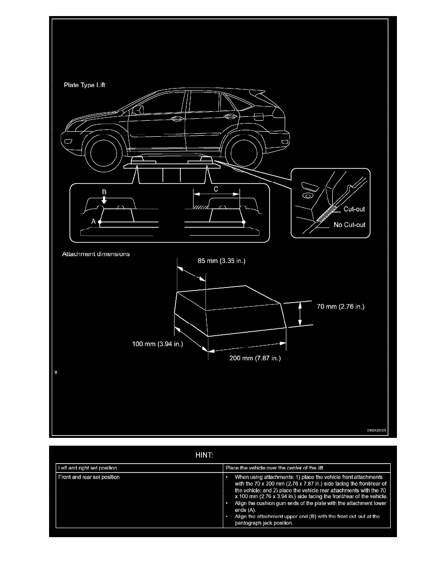 Lexus Workshop Service and Repair Manuals > RX 400h FWD V6-3.3L (3MZ-FE ...