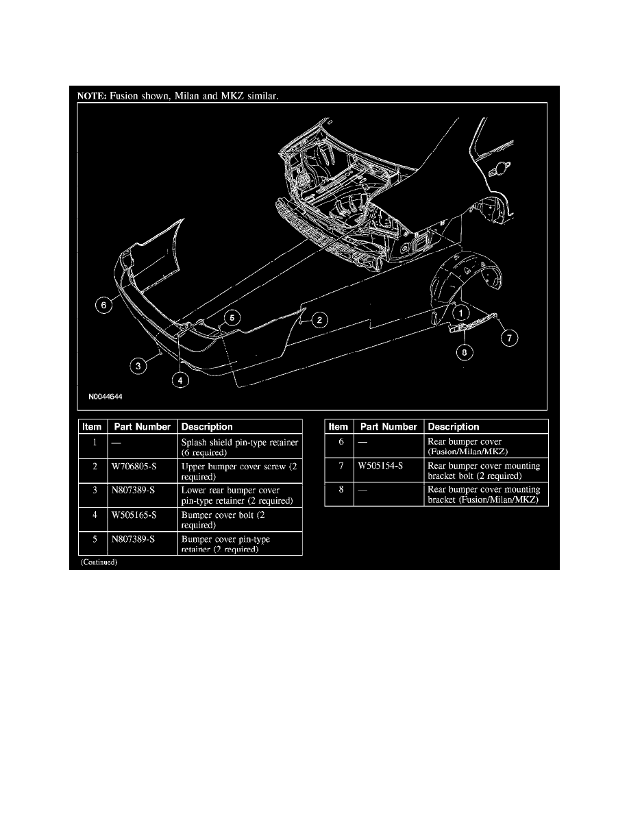 Lincoln Workshop Service and Repair Manuals > MKZ AWD V6-3.5L (2008 ...