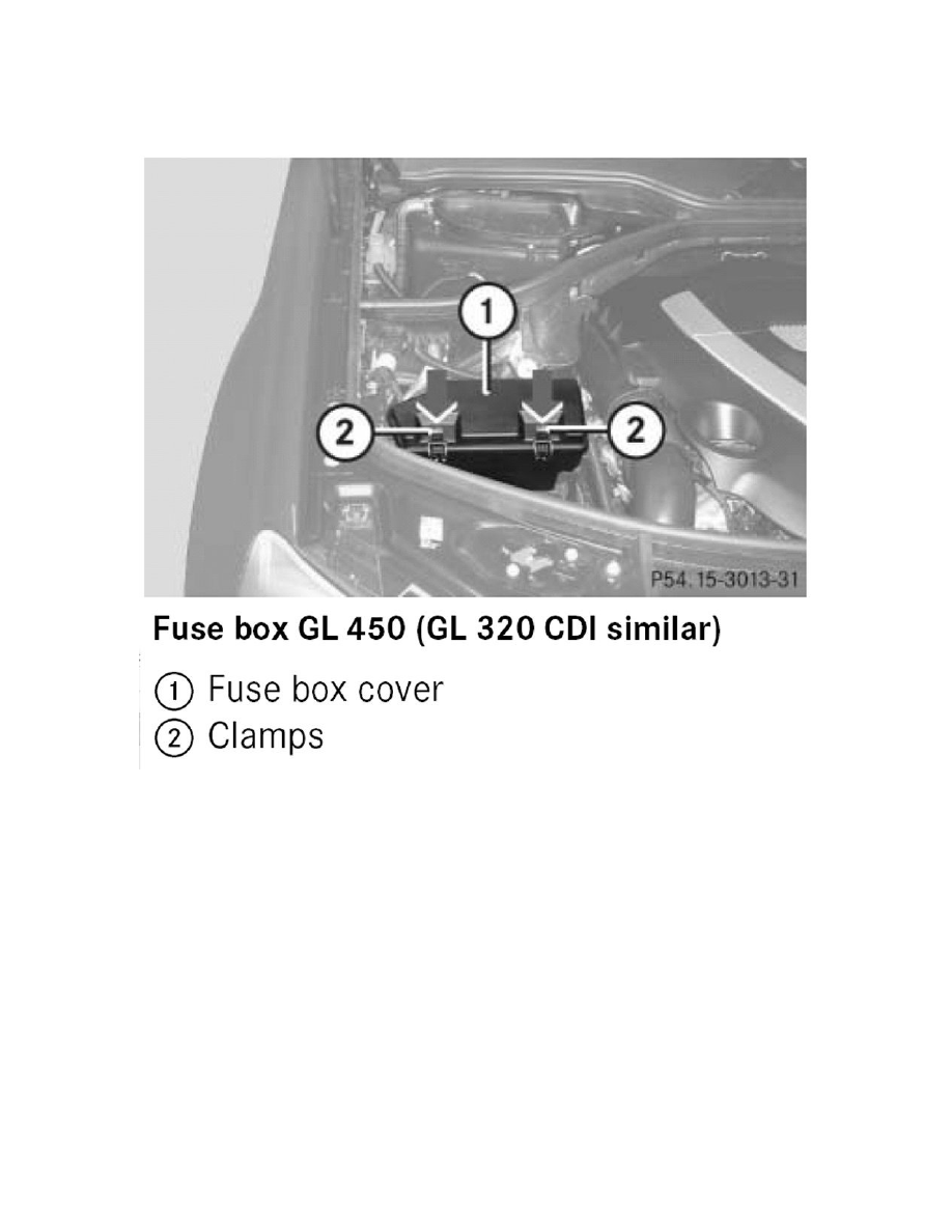 Mercedes Benz Workshop Service and Repair Manuals > GL 550 (164.886) V8 ...