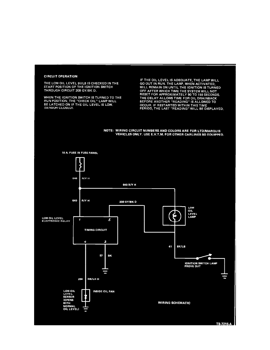 Mercury Workshop Service and Repair Manuals > Colony Park V8-302 5.0L ...