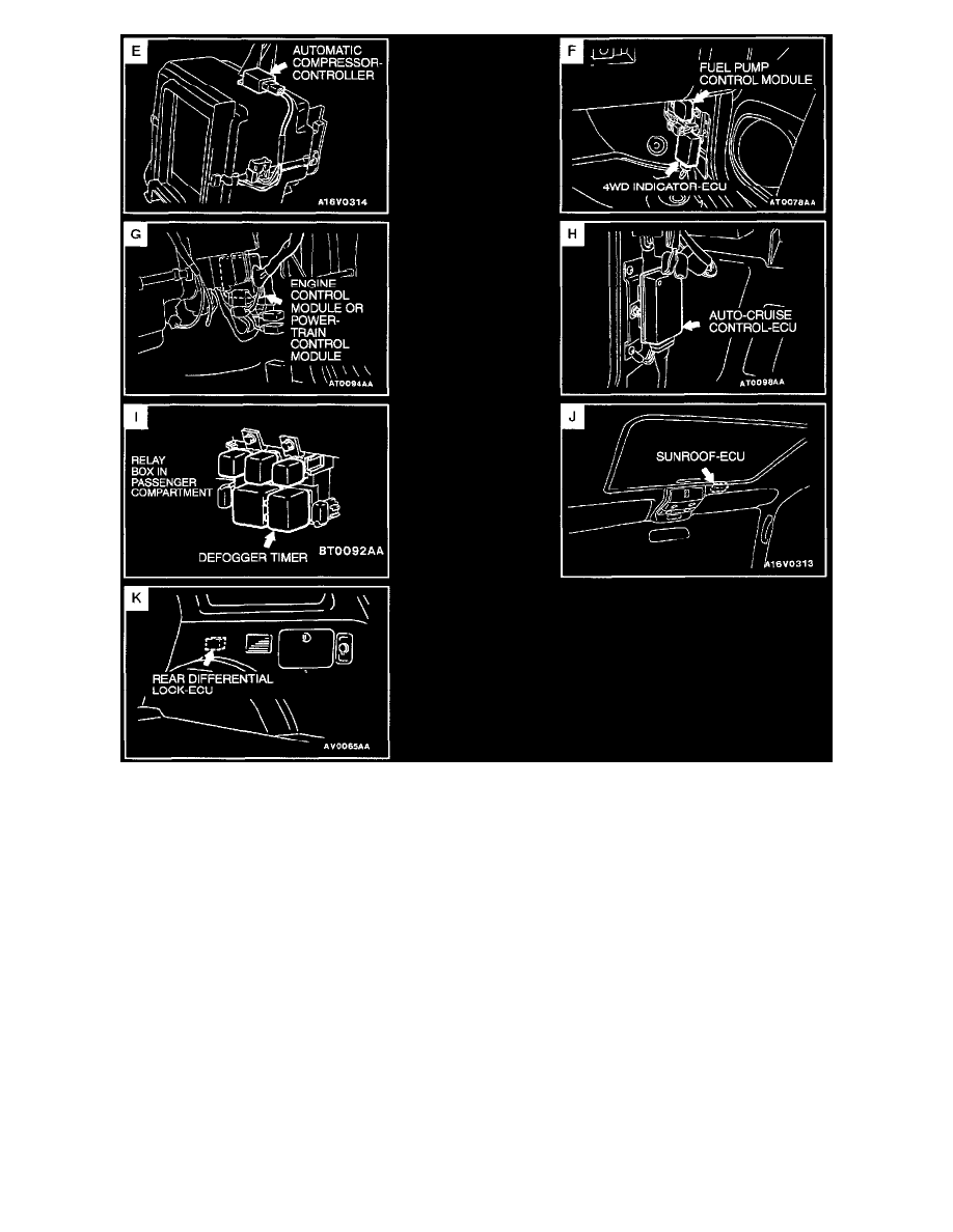 Mitsubishi Workshop Service and Repair Manuals > Montero Sport ES 2WD ...