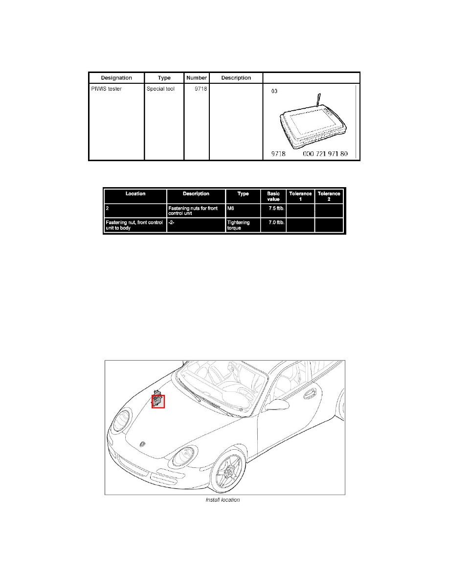 Porsche Workshop Service and Repair Manuals > 911 Targa 4S (997) F6-3 ...