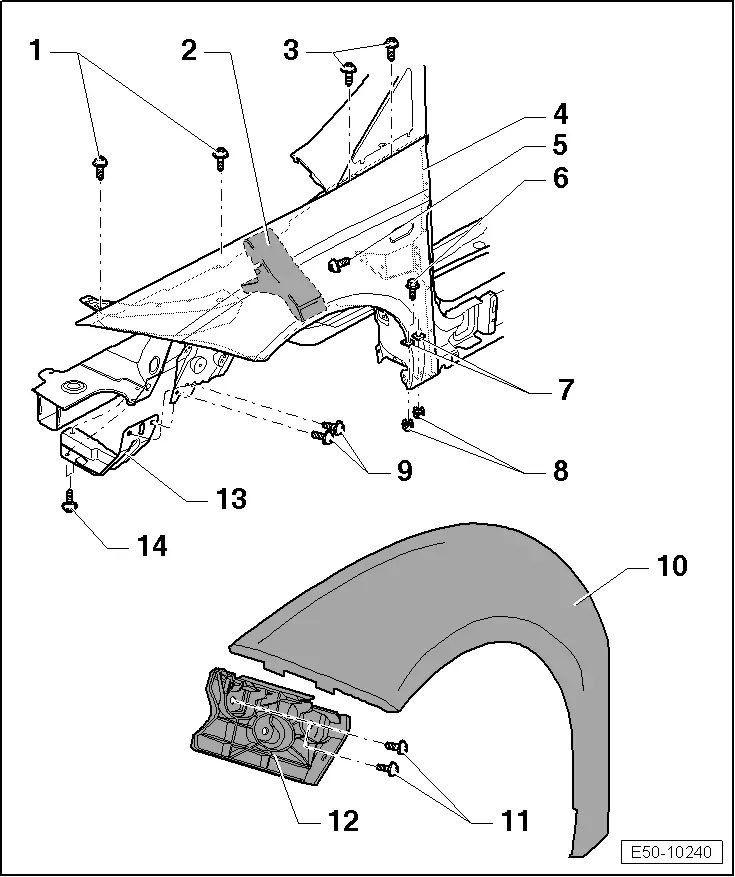 SEAT Workshop Service and Repair Manuals > Leon Mk2 > Body | Body ...