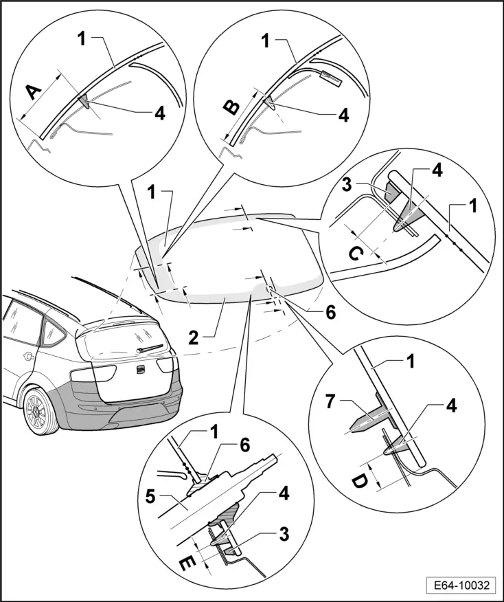 SEAT Workshop Service and Repair Manuals > Leon Mk2 > Body | Body ...
