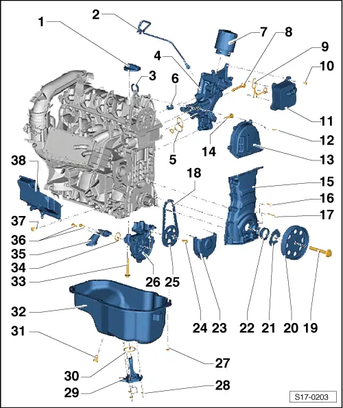 Skoda Workshop Service and Repair Manuals > Fabia Mk2 > Power unit | 1,2/63; 77 kW TSI engine ...