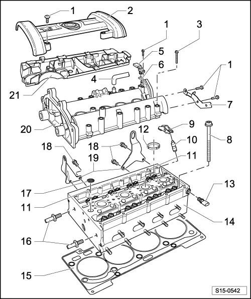 Skoda Workshop Service and Repair Manuals > Fabia Mk2 > Engine | 1.6/77 ...