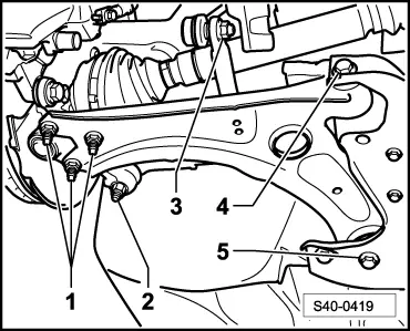 Skoda Workshop Service and Repair Manuals > Octavia Mk2 > Axles ...