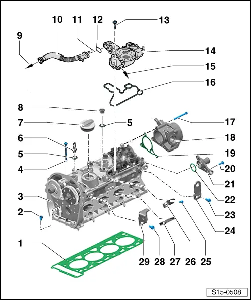 Skoda Workshop Service and Repair Manuals > Octavia Mk2 > Drive unit ...