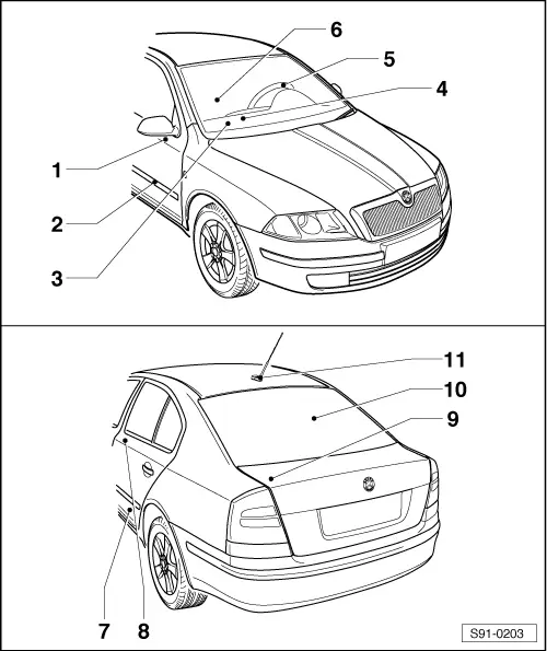 Skoda Workshop Service and Repair Manuals > Octavia Mk2 > Vehicle ...