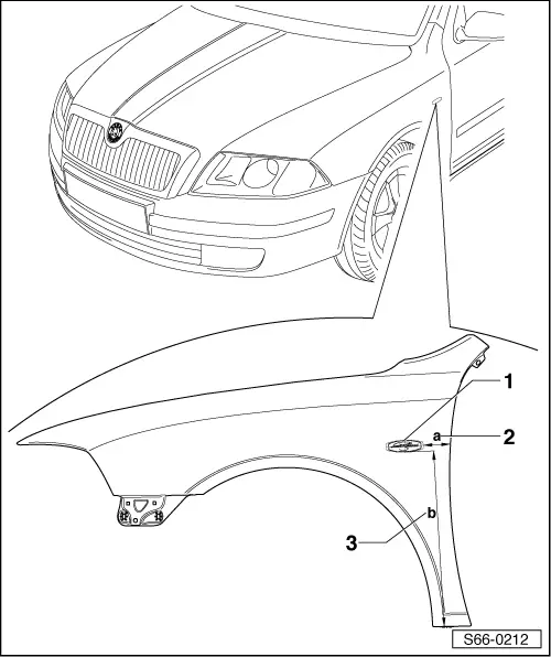Skoda Workshop Service and Repair Manuals > Octavia Mk2 > Body | Body ...