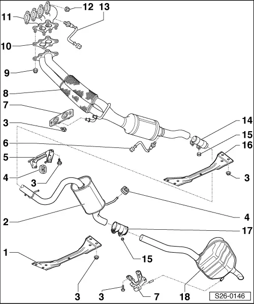 Skoda Workshop Service and Repair Manuals > Octavia Mk2 > Power unit ...
