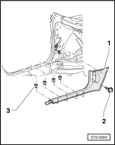 Skoda Workshop Service and Repair Manuals > Octavia Mk2 > Body | Body ...