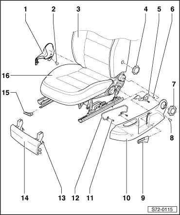 Skoda Workshop Service and Repair Manuals > Octavia Mk2 > Body | Body ...