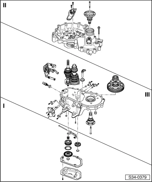 Skoda Workshop Service and Repair Manuals > Roomster > Power transmission | Gearbox 02T ...