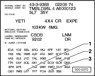 Skoda Workshop Service and Repair Manuals > Yeti > Axles, steering ...