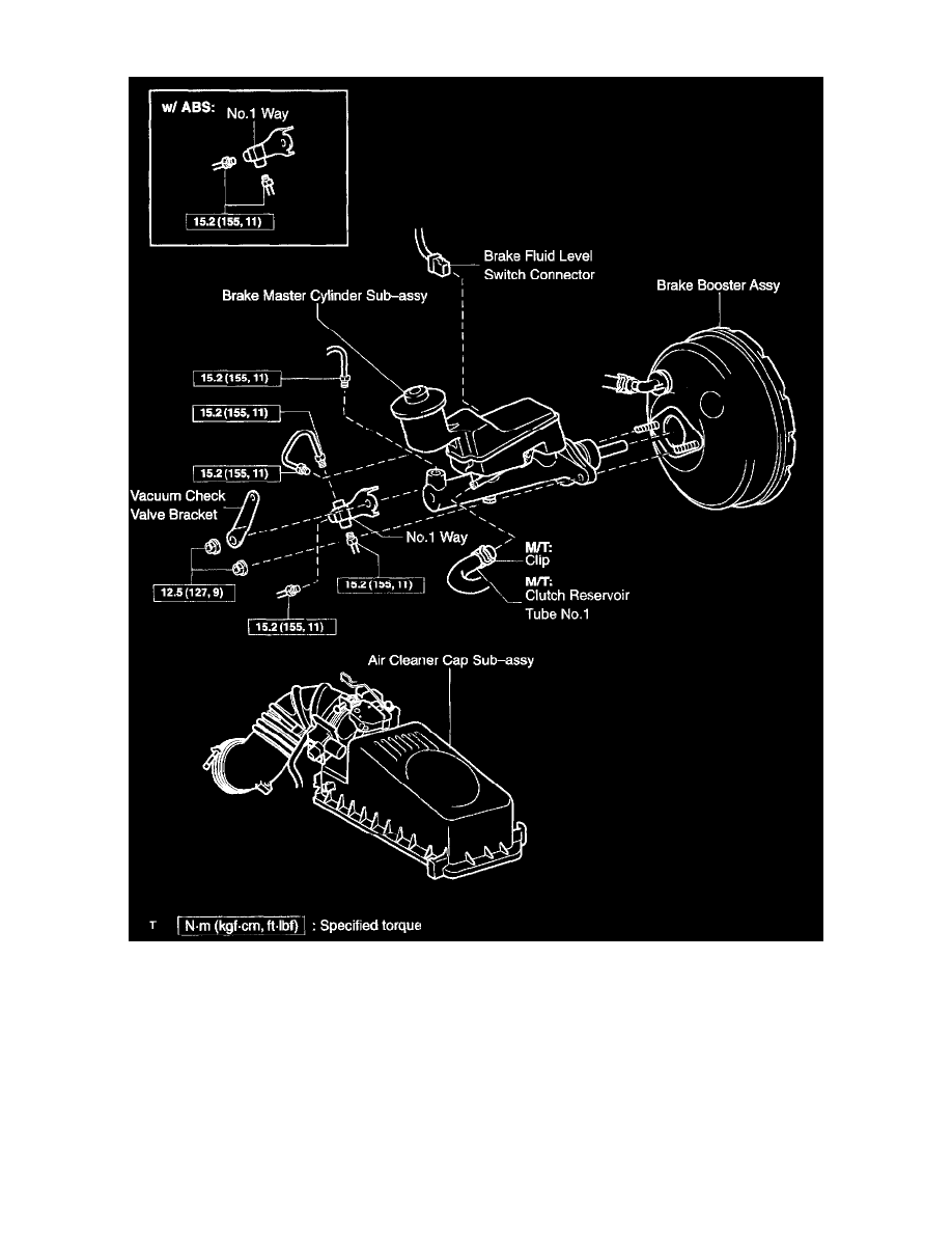 Toyota Workshop Service and Repair Manuals > Matrix 4WD L4-1.8L (1ZZ-FE) (2004) > Brakes and ...