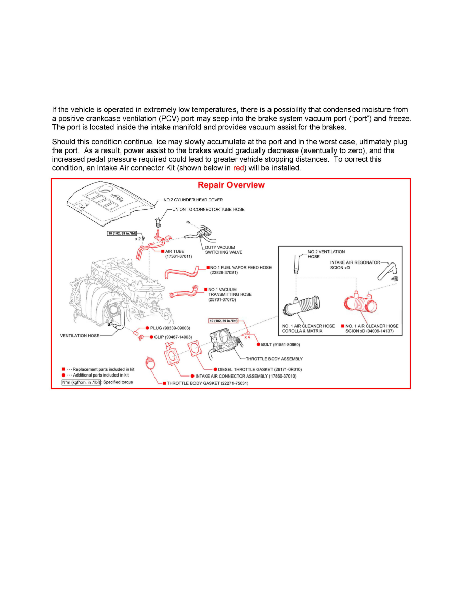 Toyota Workshop Service and Repair Manuals > Matrix FWD L4-1.8L (2ZR-FE ...