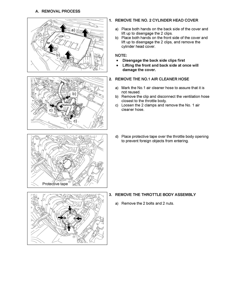 Toyota Workshop Service and Repair Manuals > Matrix FWD L4-1.8L (2ZR-FE ...