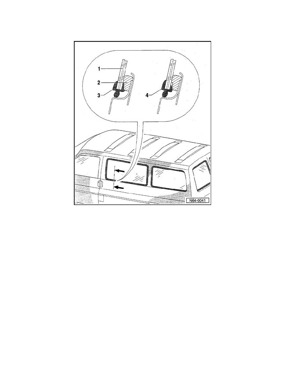 Volkswagen Workshop Manuals > Eurovan V6-2.8L (AXK) (2001) > Body and ...