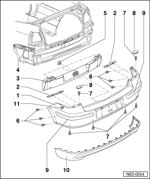Volkswagen Workshop Service and Repair Manuals > Golf Mk3 > Body ...