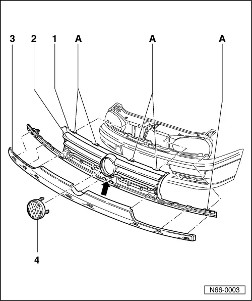 Volkswagen Workshop Service and Repair Manuals > Golf Mk3 > Body ...