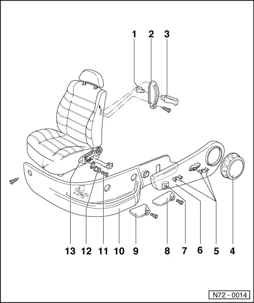 Volkswagen Workshop Service and Repair Manuals > Golf Mk3 > Body ...