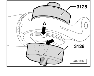 Rear Axle Beam Assembly-Overview | Volkswagen Golf Mk3 Workshop Manuals