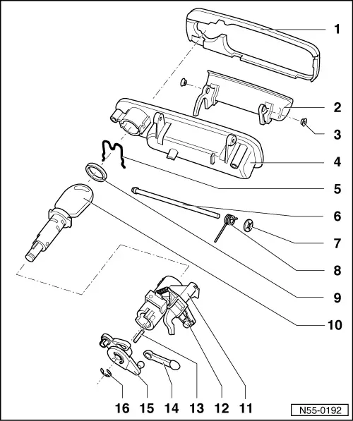 Volkswagen Workshop Service and Repair Manuals > Golf Mk3 > Body ...