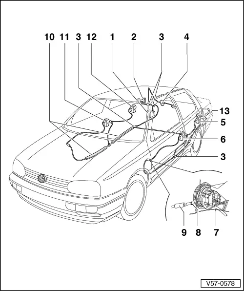Volkswagen Workshop Service and Repair Manuals > Golf Mk3 > Body ...
