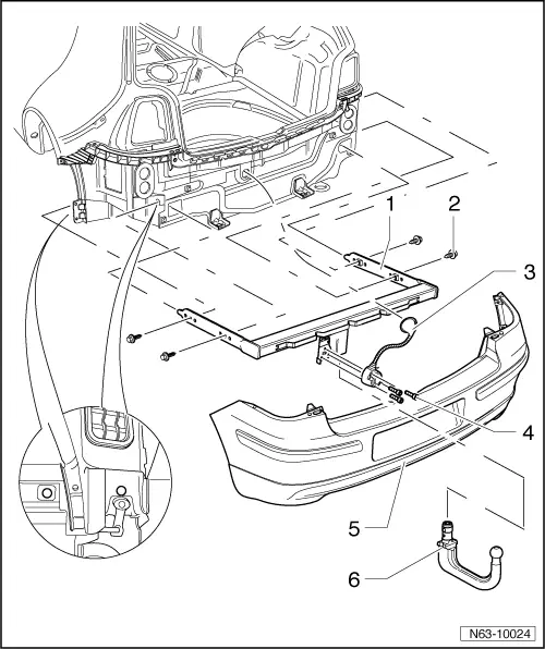 Volkswagen Workshop Service and Repair Manuals > Golf Mk4 > Body ...