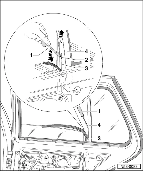 Volkswagen Workshop Service and Repair Manuals > Golf Mk4 > Body ...