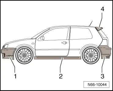 Volkswagen Workshop Service and Repair Manuals > Golf Mk4 > Body ...