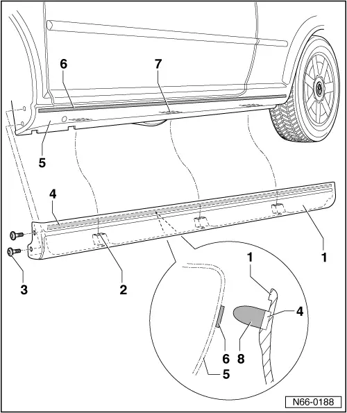 Volkswagen Workshop Service and Repair Manuals > Golf Mk4 > Body ...