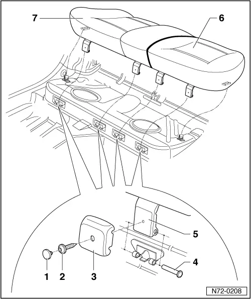 Volkswagen Workshop Service and Repair Manuals > Golf Mk4 > Body ...