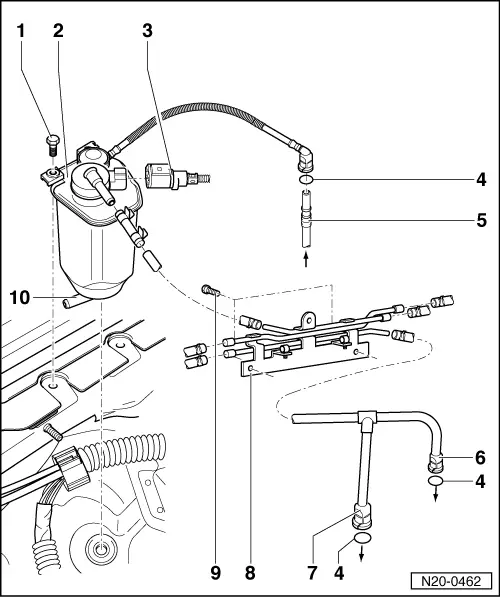 Volkswagen Workshop Service and Repair Manuals > Golf Mk4 > Engine | 5 ...