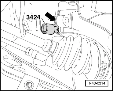 Volkswagen Workshop Manuals > Golf Mk4 > Running gear, axles, steering ...