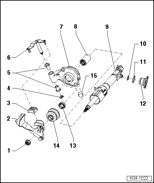 Volkswagen Workshop Manuals > Golf Mk4 > Power transmission > 5 and 6 ...