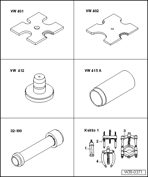 Volkswagen Workshop Manuals > Golf Mk4 > Power transmission > 6-speed ...
