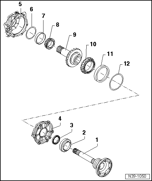 Volkswagen Workshop Manuals > Golf Mk4 > Power transmission > 6-speed ...