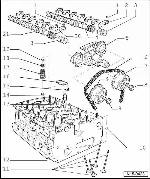 Volkswagen Workshop Service and Repair Manuals > Golf Mk4 > Power unit ...