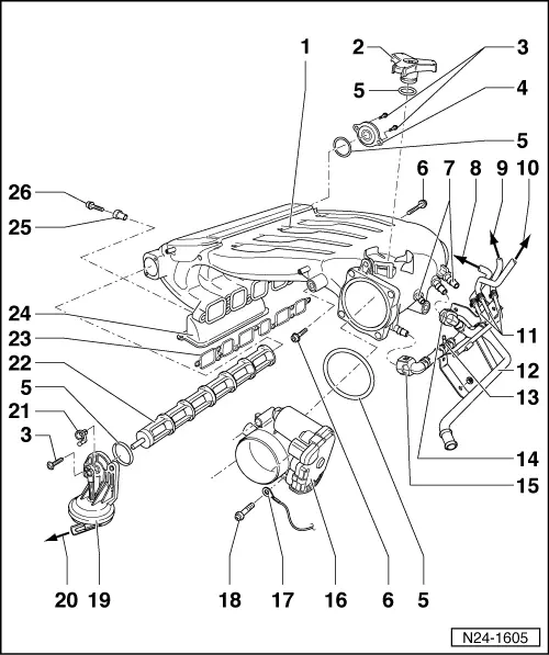 Volkswagen Workshop Service and Repair Manuals > Golf Mk4 > Power unit ...