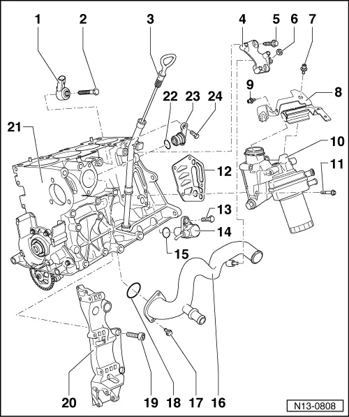 Volkswagen Workshop Service and Repair Manuals > Golf Mk4 > Power unit ...