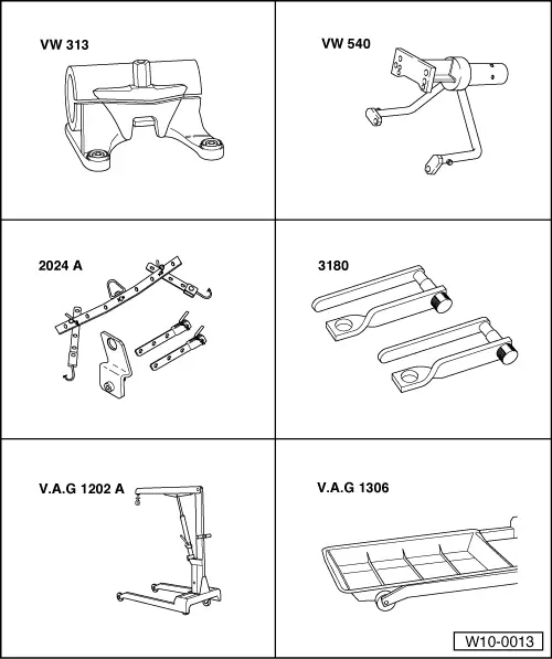 Volkswagen Workshop Service and Repair Manuals > Golf Mk4 > Power unit ...