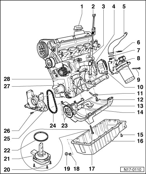Volkswagen Workshop Service and Repair Manuals > Golf Mk4 > Power unit ...