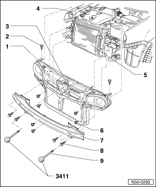 Volkswagen Workshop Service and Repair Manuals > Golf Mk4 > Body ...
