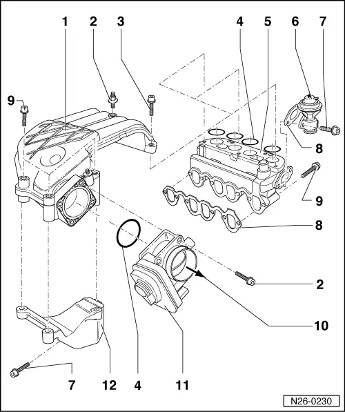 Volkswagen Workshop Service and Repair Manuals > Golf Mk4 > Power unit ...
